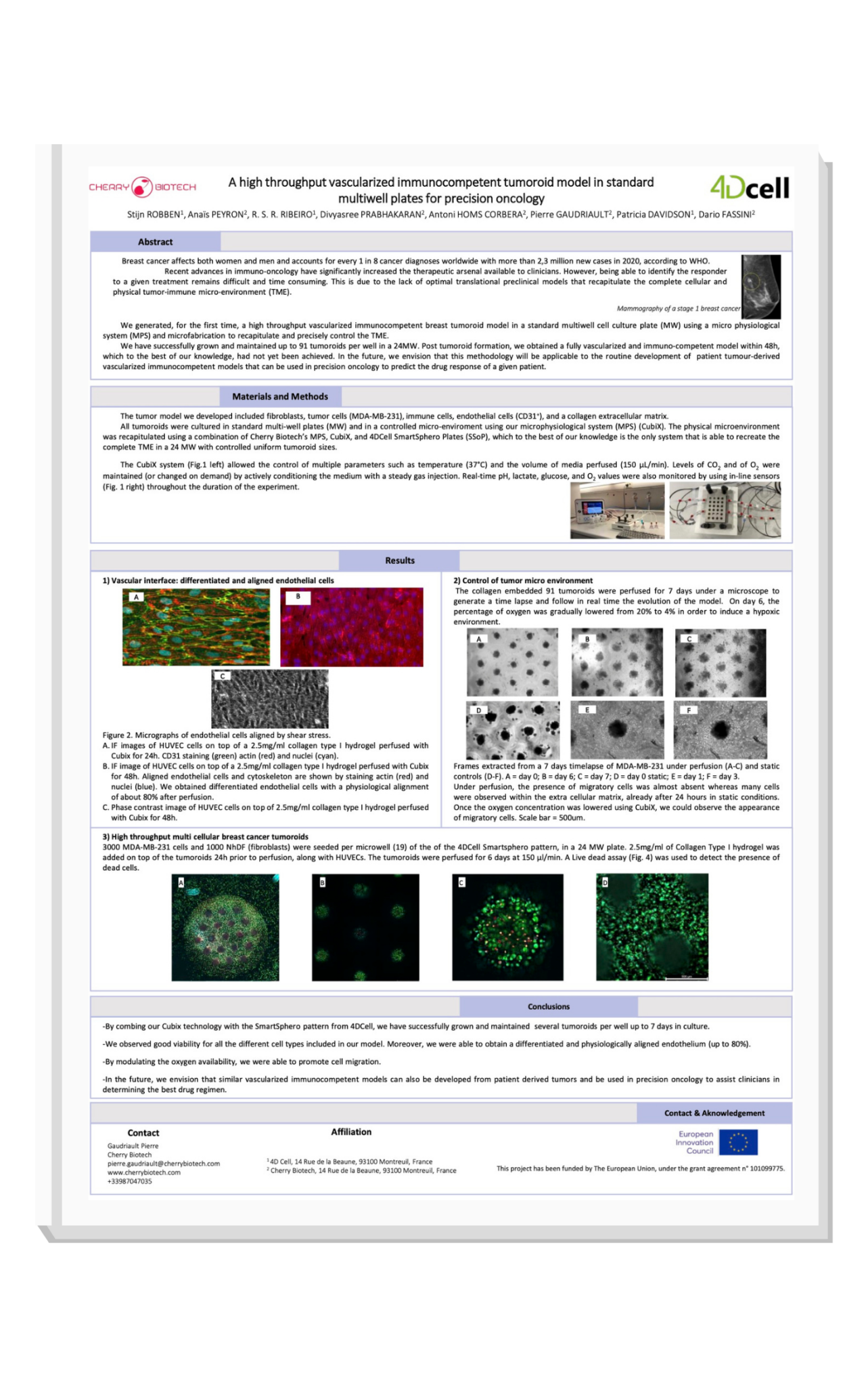 Cherry Biotech - Scientific Poster – Vascularized immunocompetent ...